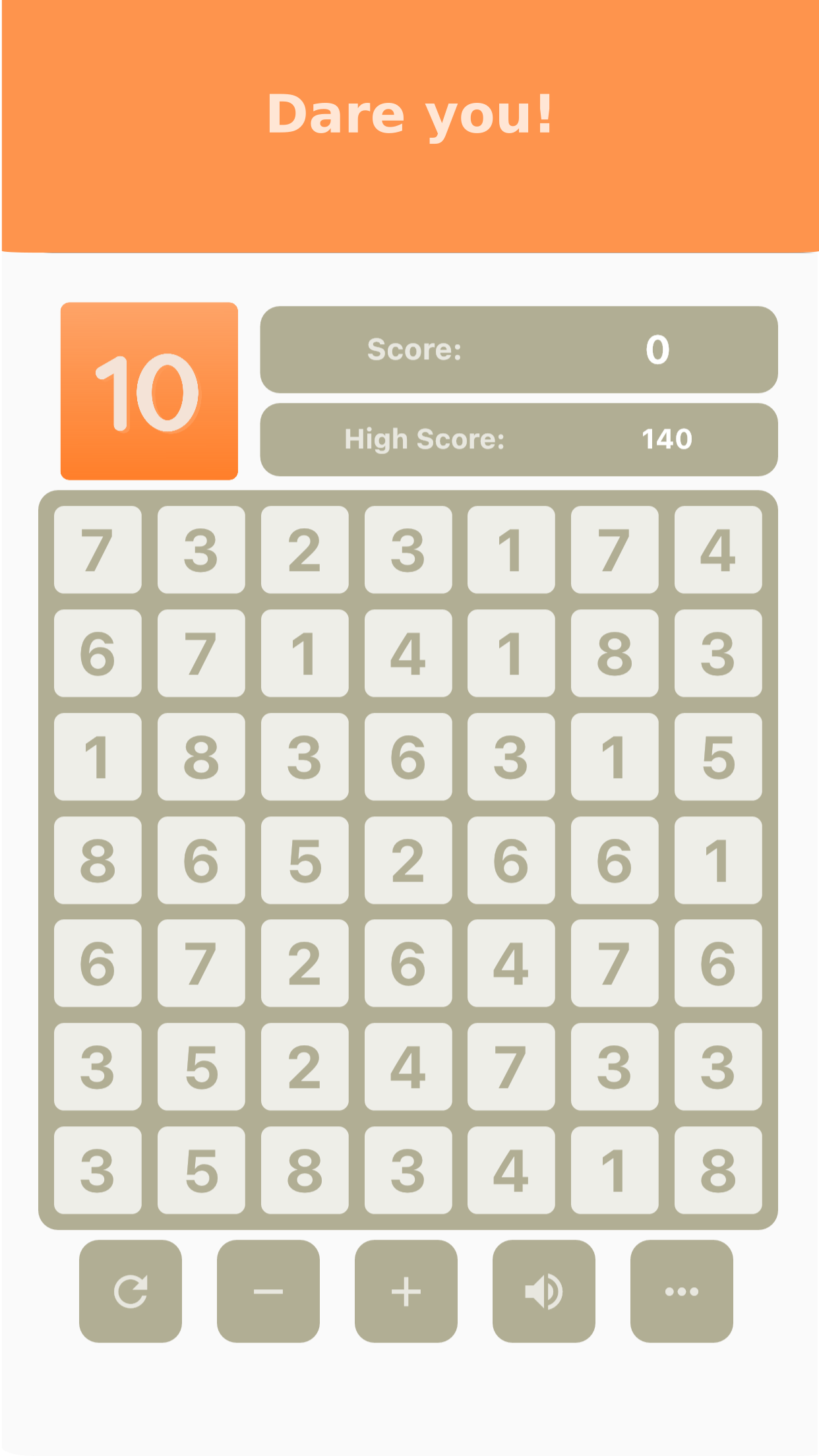 Dare your friends with your scores, see if they can beat you!